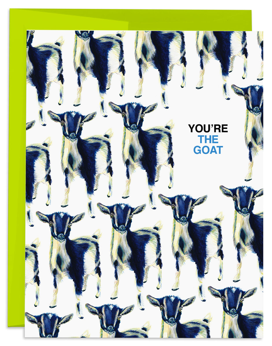 You're The Goat Card – J6R6